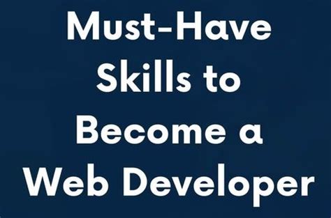 10 Best Skills For Web Development Updated Guvi Blogs