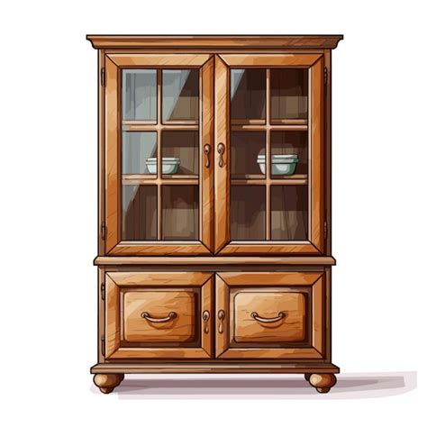 Premium Vector Cabinet Vector On White Background