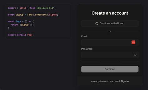 drop in auth for next js supabase projects sb kit