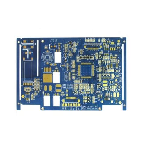 Customized Multilayer Fr4 High Tg Pcb Circuit Board With Blue Solder Mask Topright Circuits