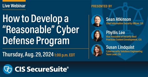 Webinar How Cis Controls Can Help Cybersecurity Cis Critical Security Controls Posted On The
