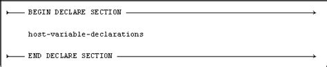 declare section