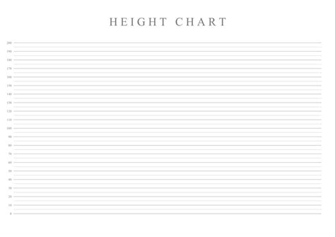 Height Chart Template