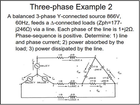 Solved A Balanced 3 Phase Y Connected Source 866v 60hz