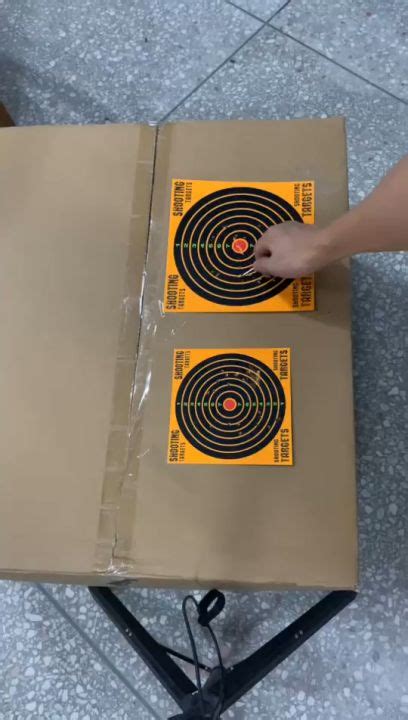 10pcs Adhesive Shooting Targets Reactive Splatter Paper Target Sticker Shooting Fluorescence Aim