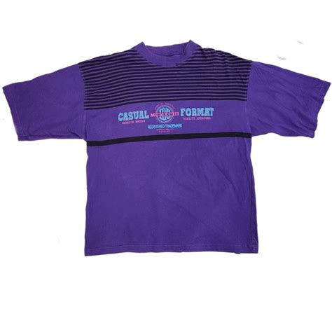 Iou Shirts Vintage Iou Tshirt Accept No Substitute Script Logo Iou Horizontal Stripes