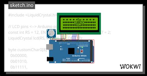 Scrolling Heart Wokwi Esp32 Stm32 Arduino Simulator