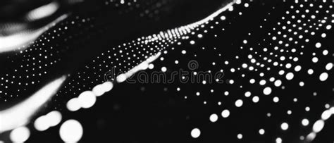 Dynamic Dot Texture Overlay Creates Energetic Movement Against A Black