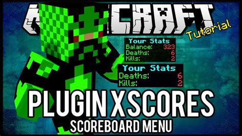 [tutorial]xscores Scoreboard Menu Minecraft Youtube