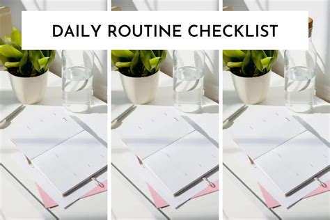 How To Actually Stay Consistent With Your Daily Routine Checklist Lazy Girl S Guide Kokumber
