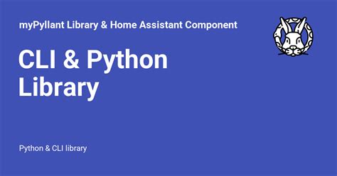 Cli And Python Library Mypyllant Library And Home Assistant Component