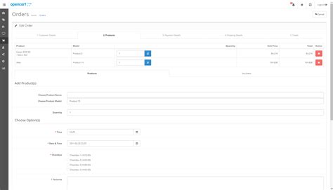 opencart add product in admin by model