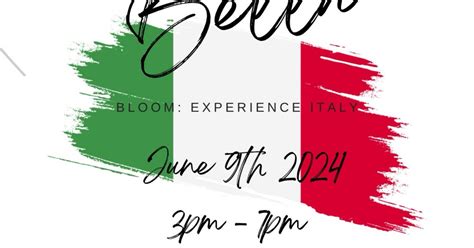 Bloom Experience Italy