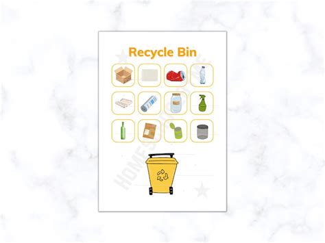 Bin Sorting Activity Printable Poster Rubbish Recycling And Compost Bins Colourful Educational