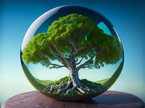 Download Ai Generated Tree Globe Royalty Free Stock Illustration Image Pixabay