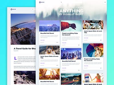 Blog Template Designs Themes Templates And Downloadable Graphic