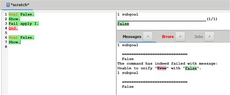 Coq Is There A Way To Redirect Coqide Messages And Errors To The Same