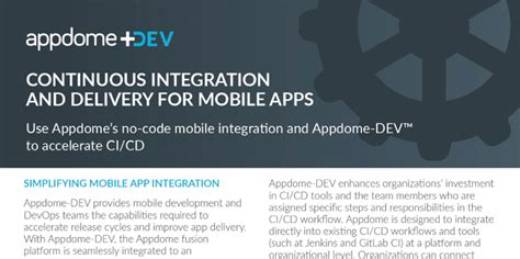 Appdome Mobile App Security In Ci Cd For Android And Ios Apps