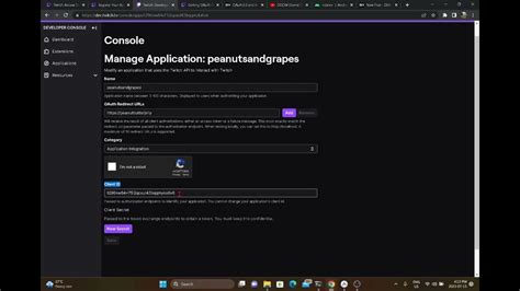 Lets Make A Twitch Android App Part 1 App Access Tokens Youtube