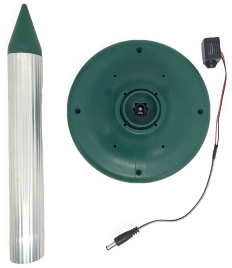 ᐉ Відлякувач кротів гризунів комах ультразвуковий для газону городу на сонячній батареї • Краща