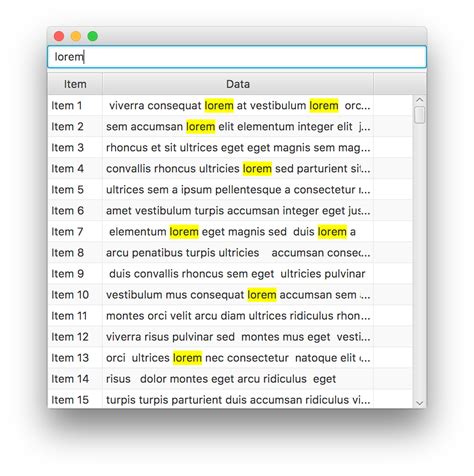 Java Javafx S Tableview With Highlighted Text And Ellipsis