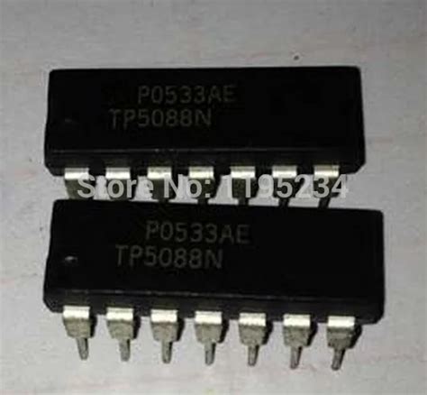 Free Shipping TP5088N DIP 14 TP5088 DTMF Generator For Binary Data New