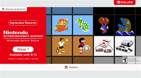 Nes Themed Icons Added To Nintendo Switch Online Missions And Rewards