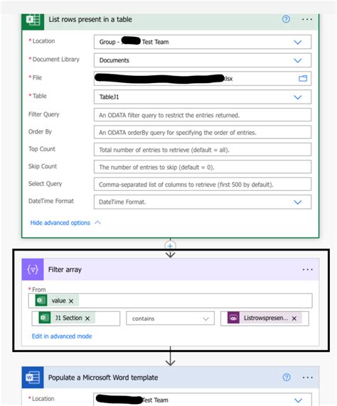 Filtering Excel Table Based On Array Power Platform Community