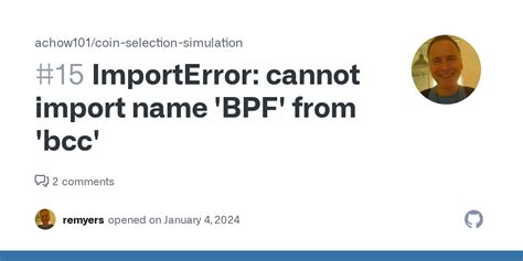 Importerror Cannot Import Name Bpf From Bcc · Issue 15 · Achow101 Importerror Cannot Import Name Bpf From Bcc · Issue 15 · Achow101