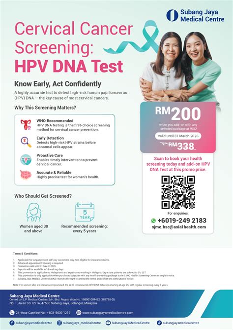 Cervical Cancer Screening Hpv Dna Test Sjmc