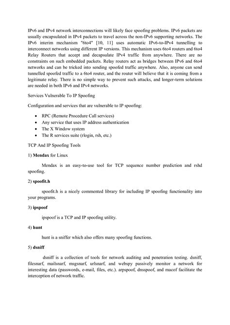 Ip Spoofing Attacks Pdf