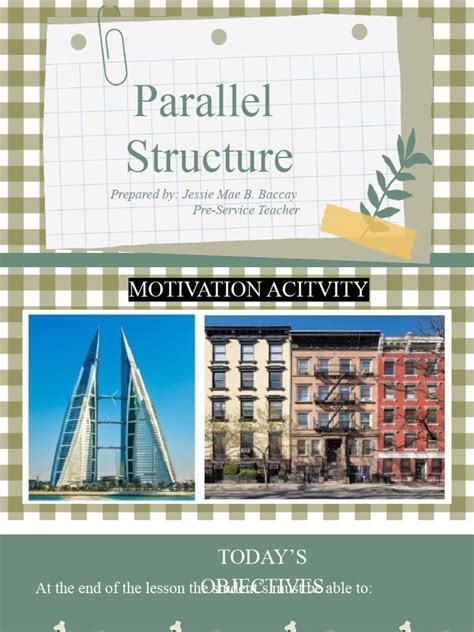 Parallel And Non Parallel Structure Pdf Phrase Adjective