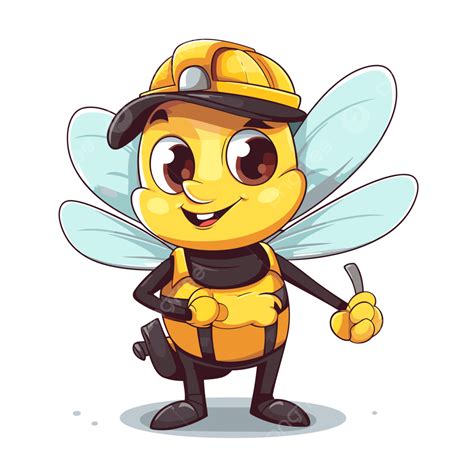 Worker Bee Clip Art Drawing Sketch Style Illustration Of A Worker