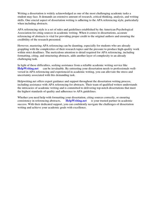 apa referencing dissertation abstracts pdf apa style thesis