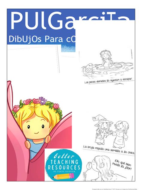 Pulgarcita Dibujos Para Colorear Español Compres Pdf