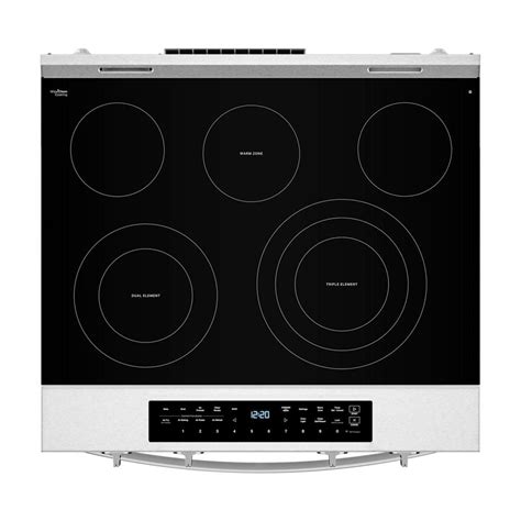 Whirlpool 53 Cu Ft Electric Range With Air Fry And Wipeclean™ Co