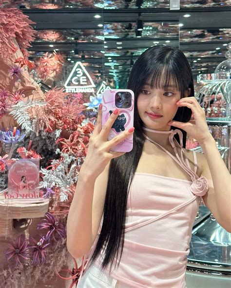 Minnie Instagram Falling In Love With This Beautiful Place 🎀3ce Pink Space Hotel🎀 많이 놀러 오세용