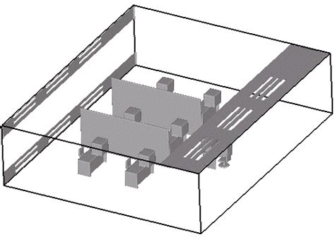 Simulation Of Indoor Air Flow In An Open Plan Office Using Our Lb