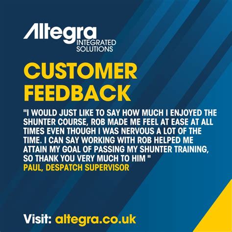 Altegra Integrated Solutions Limited On Linkedin Feedbackfriday Feedback Customerfeedback