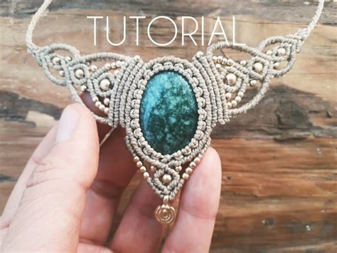 Tutorial to Create Your Own Macramé Necklace Etsy