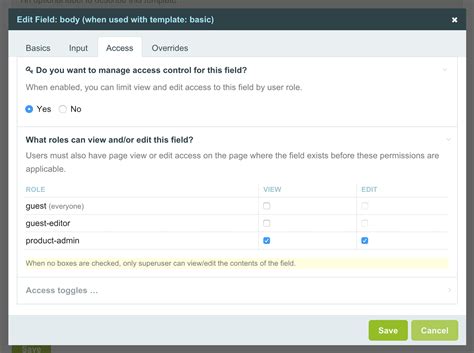 field permissions overrides and more 2 6 2