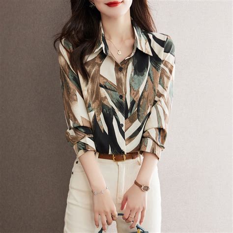 Badu Bg Дамска риза Есенни дамски дрехи Елегантни и младежки дамски блузи с дълъг ръкав Y2k