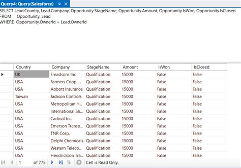 How To Query Salesforce Data Using Visual Studio Componentone