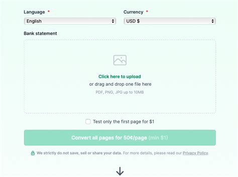 bank statement to csv excel website hunt
