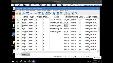 Spss With Syntax Descriptive Statistics For Nominal And Ordinal Variables Youtube