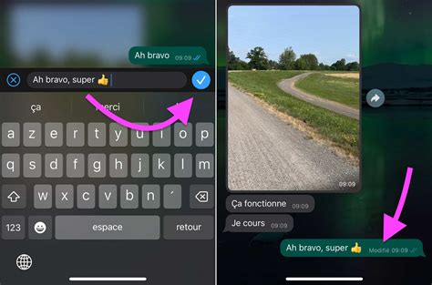whatsapp comment modifier un message déjà envoyé