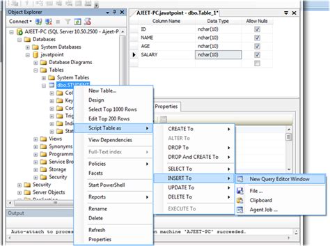 Sqlserver 插入数据sqlserver基础教程文档sqlserver 插入数据学习手册 编程宝典