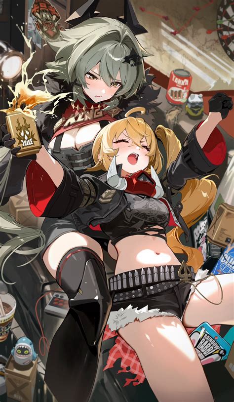 Luciana De Montefio And Caesar King Zenless Zone Zero Drawn By Keki Chogyegi Danbooru