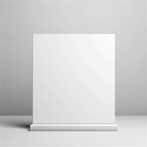Premium Ai Image A Blank Canvas For Advertising