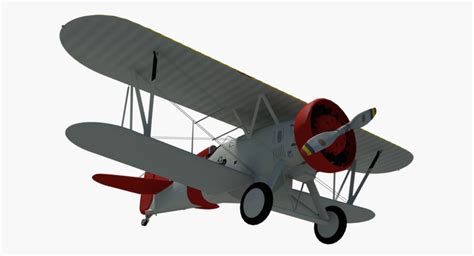 Boeing F4b4 Biplane 3d Model By Blackraven37